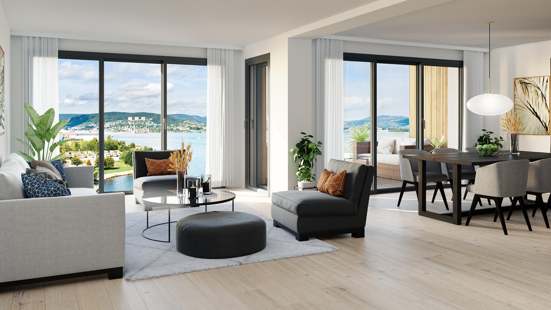 Høy standard på leilighetene på Nøsted Brygge i Drammen